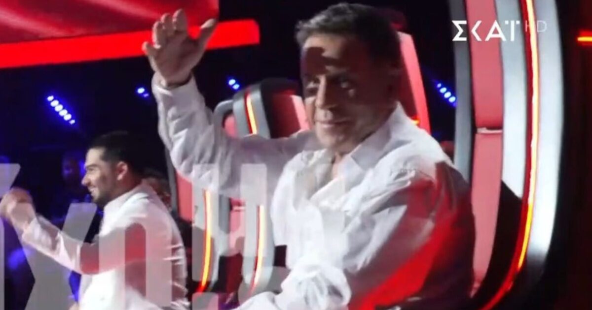 Γιώργος Μαζωνάκης: Αποκλειστικές στιγμές από τα γυρίσματα του The Voice